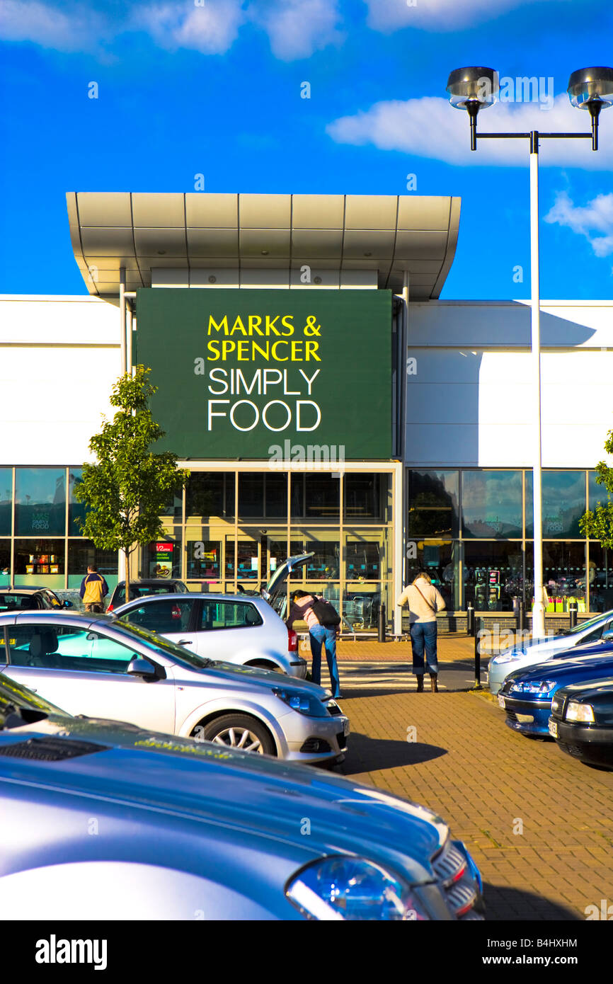 marks and spencers food shop Stock Photo - Alamy
