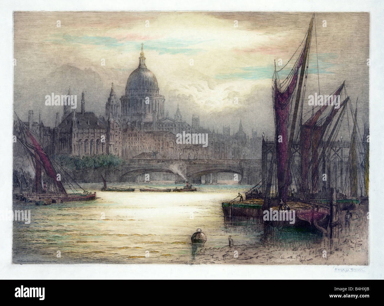 St. Pauls Cathedral (early morning Stock Photo - Alamy