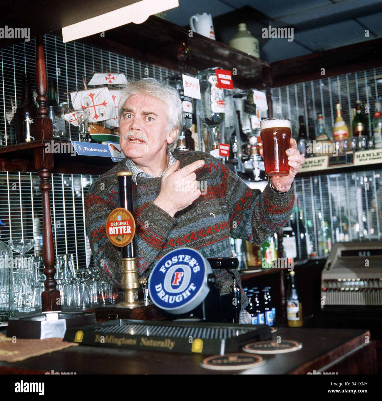 Anthony Booth January 1986 plays the Landlord of the Waterman s Arms in ...
