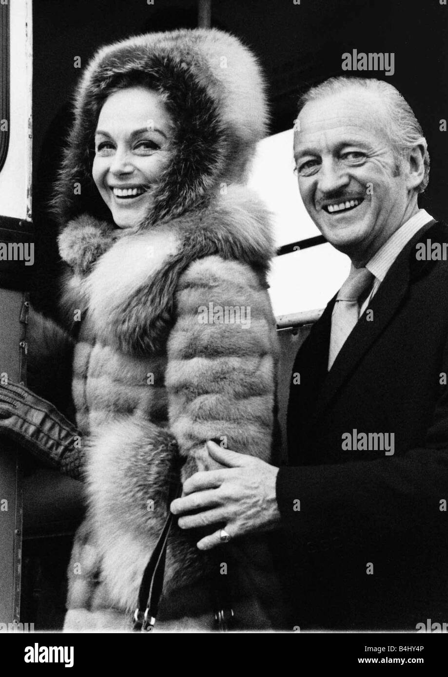 David niven and wife hi-res stock photography and images - Alamy