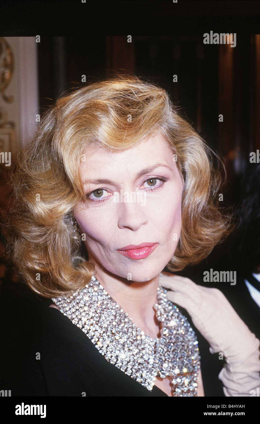 Faye Dunaway actress February 1985 Dbase MSi Stock Photo - Alamy