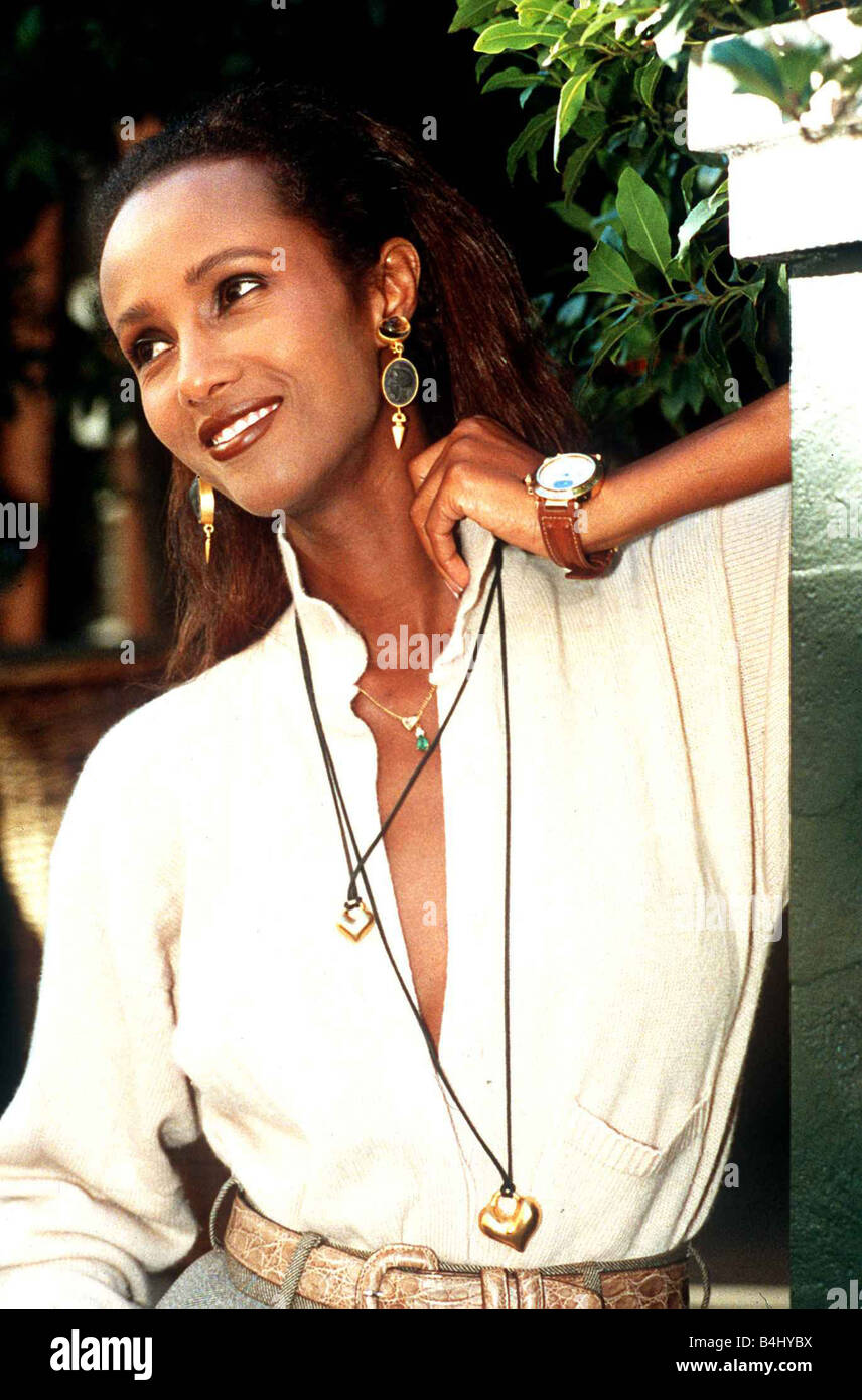 Iman Model 1980s Stock Photos & Iman Model 1980s Stock Images - Alamy