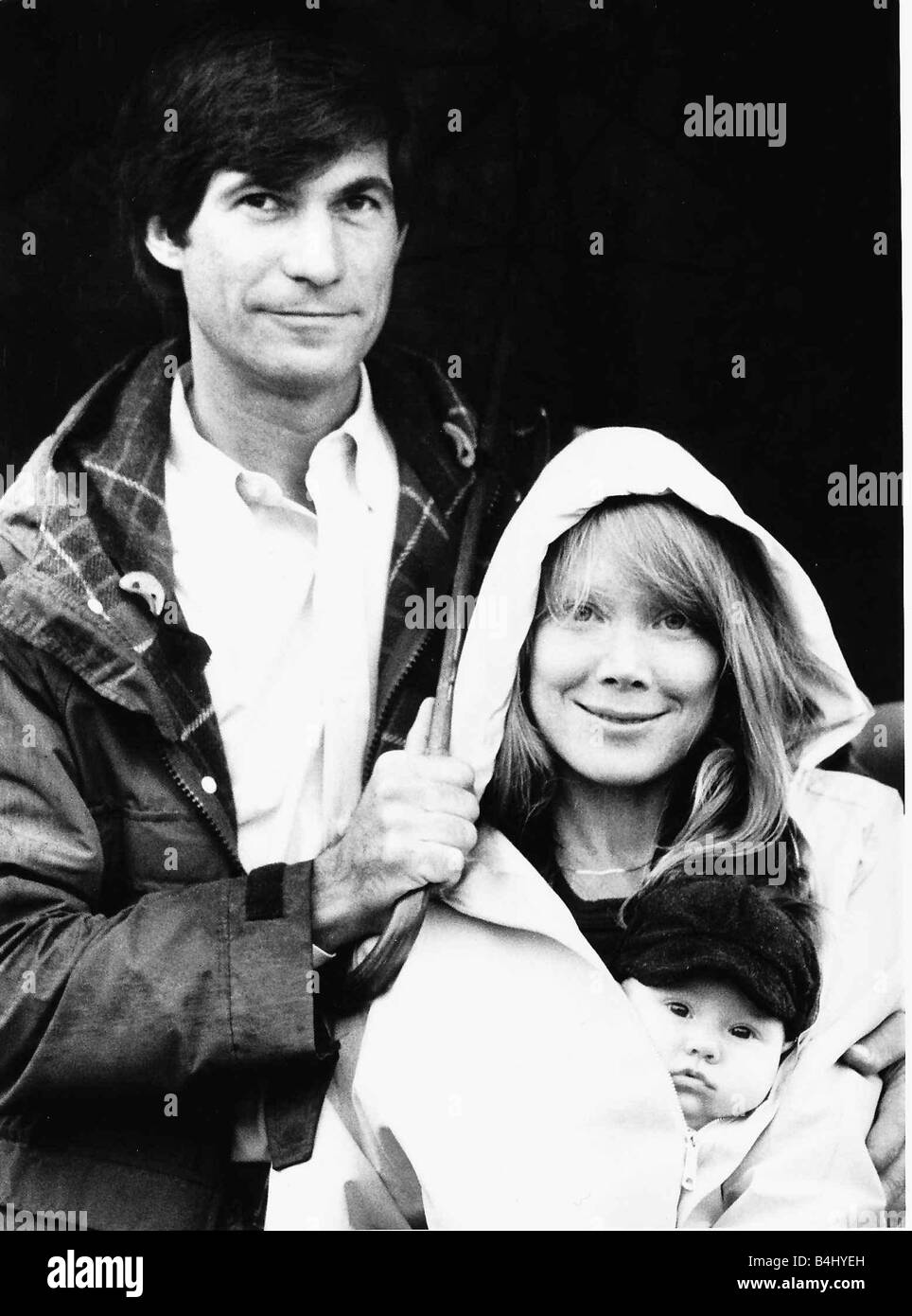 Sissy spacek and family Black and White Stock Photos & Images - Alamy