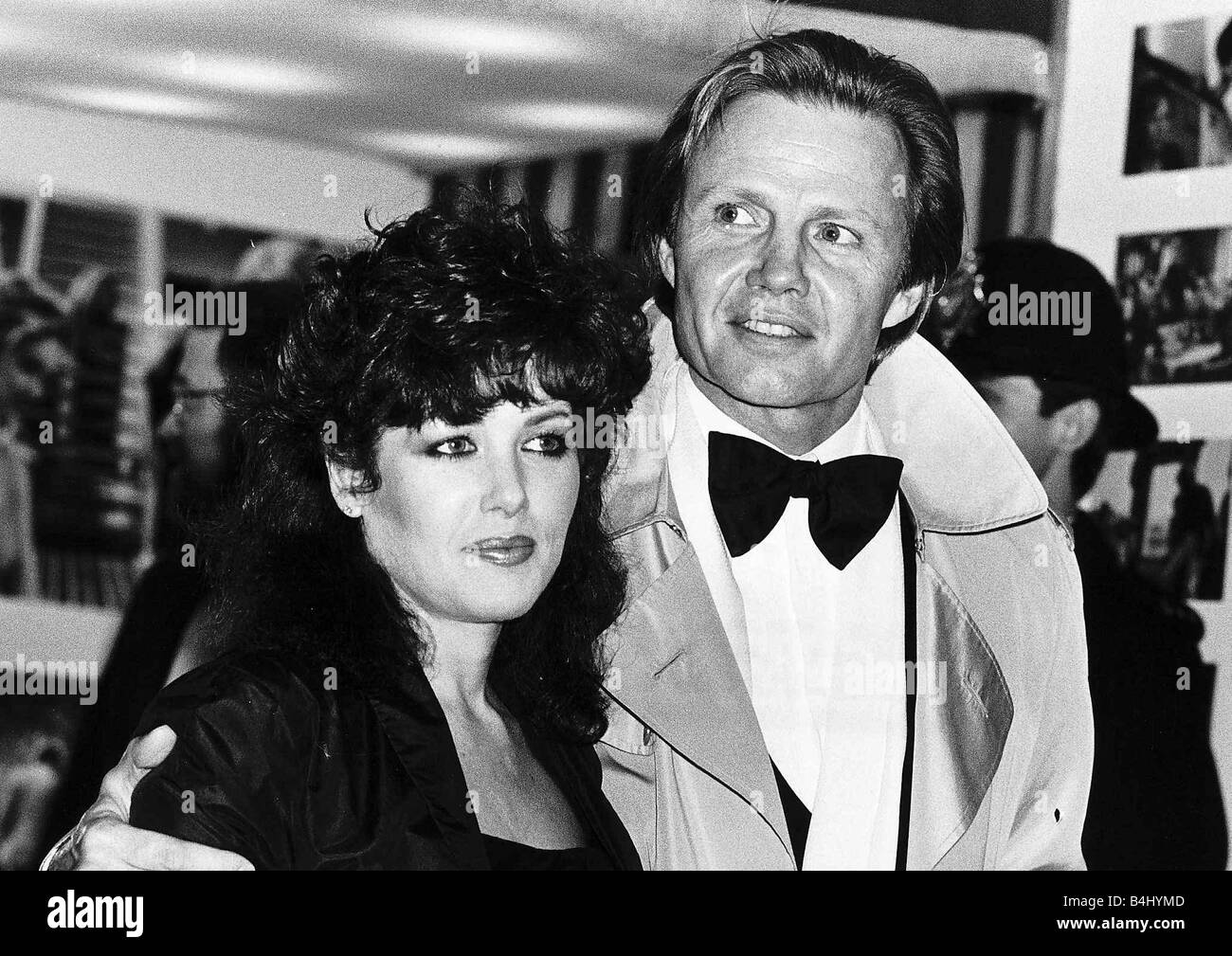 Jon voight actor girlfriend pickren Black and White Stock Photos ...