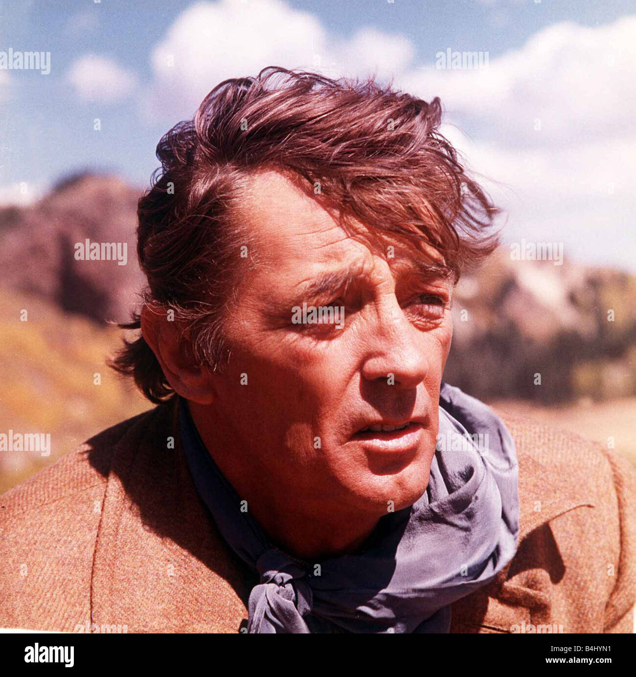 Robert Mitchum American Actor December 1977 dbase msi Stock Photo - Alamy