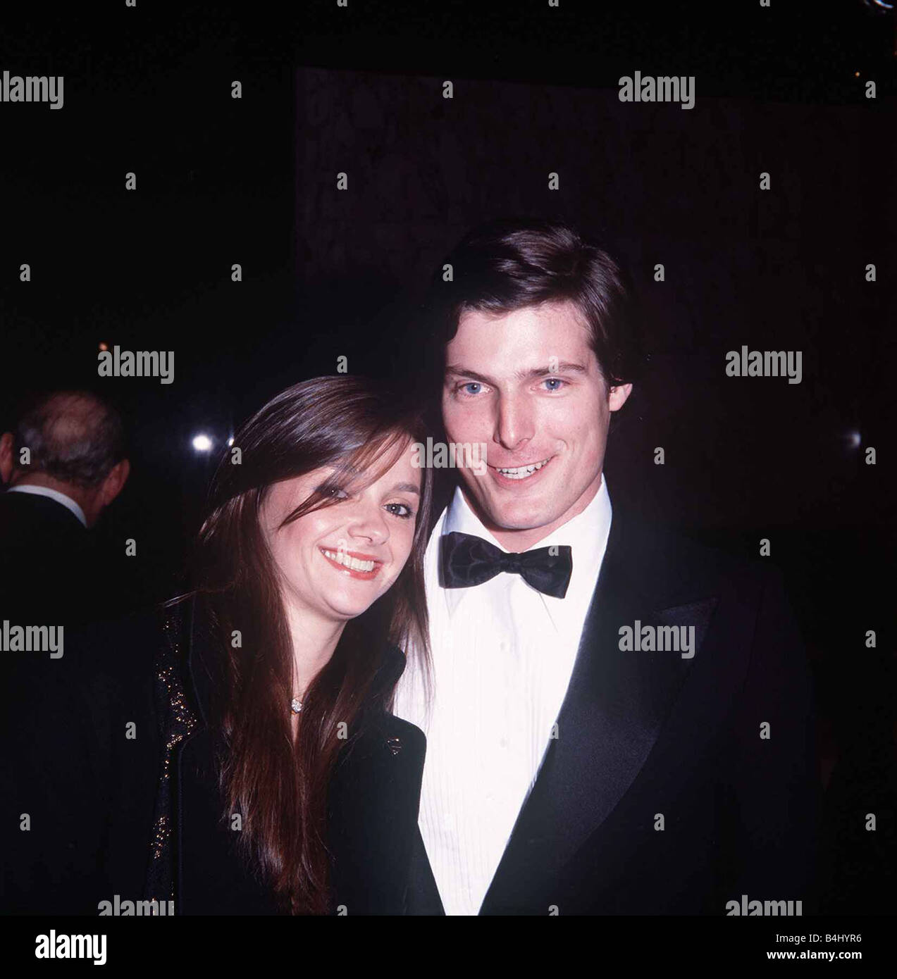 Christopher Reeves actor with Gaye Exton at premiere of film Superman ...