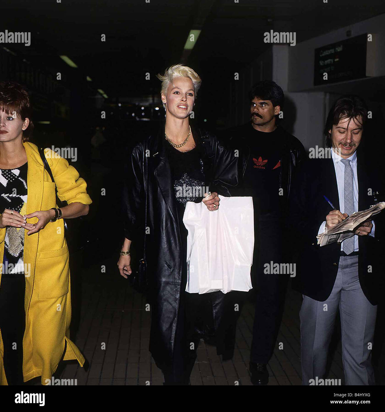 Actress Brigitte Neilson wife of Sylvester Stallone arriving at ...