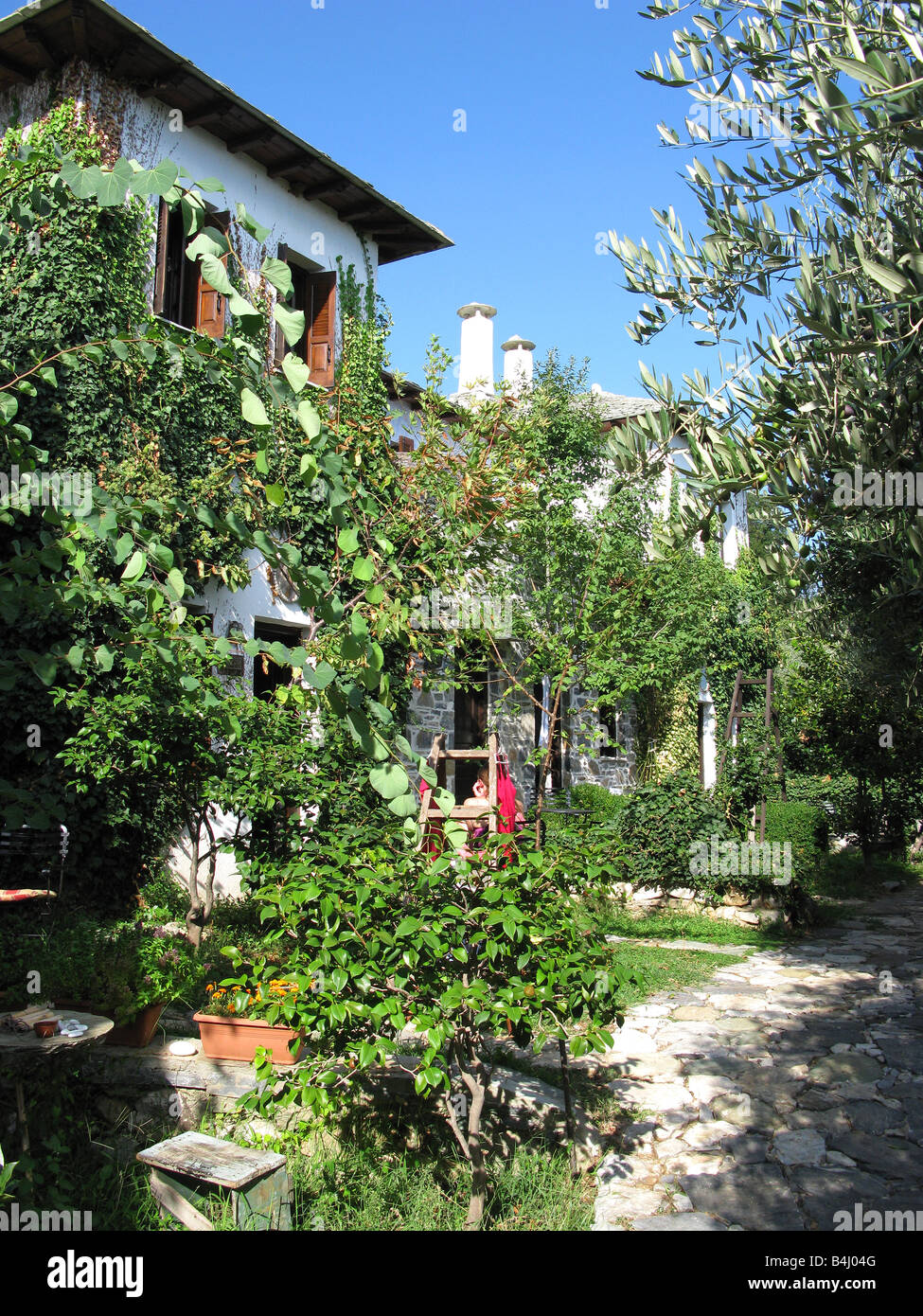 GREECE. The Pelion Peninsula. The village of Damouchari Stock Photo - Alamy