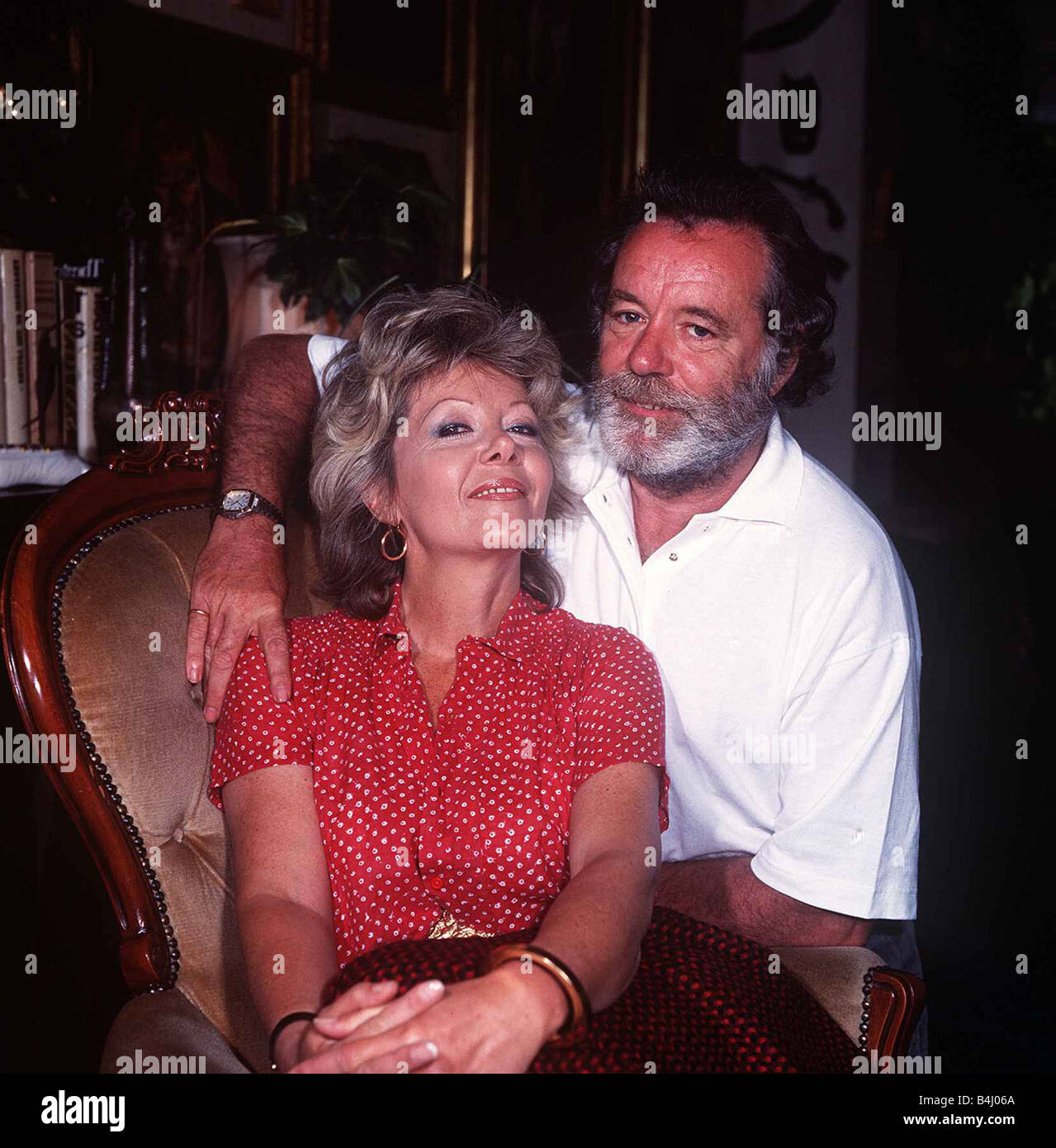 Ingrid Pitt Actress with her husband Tony July 1987 Dbase MSI Stock ...