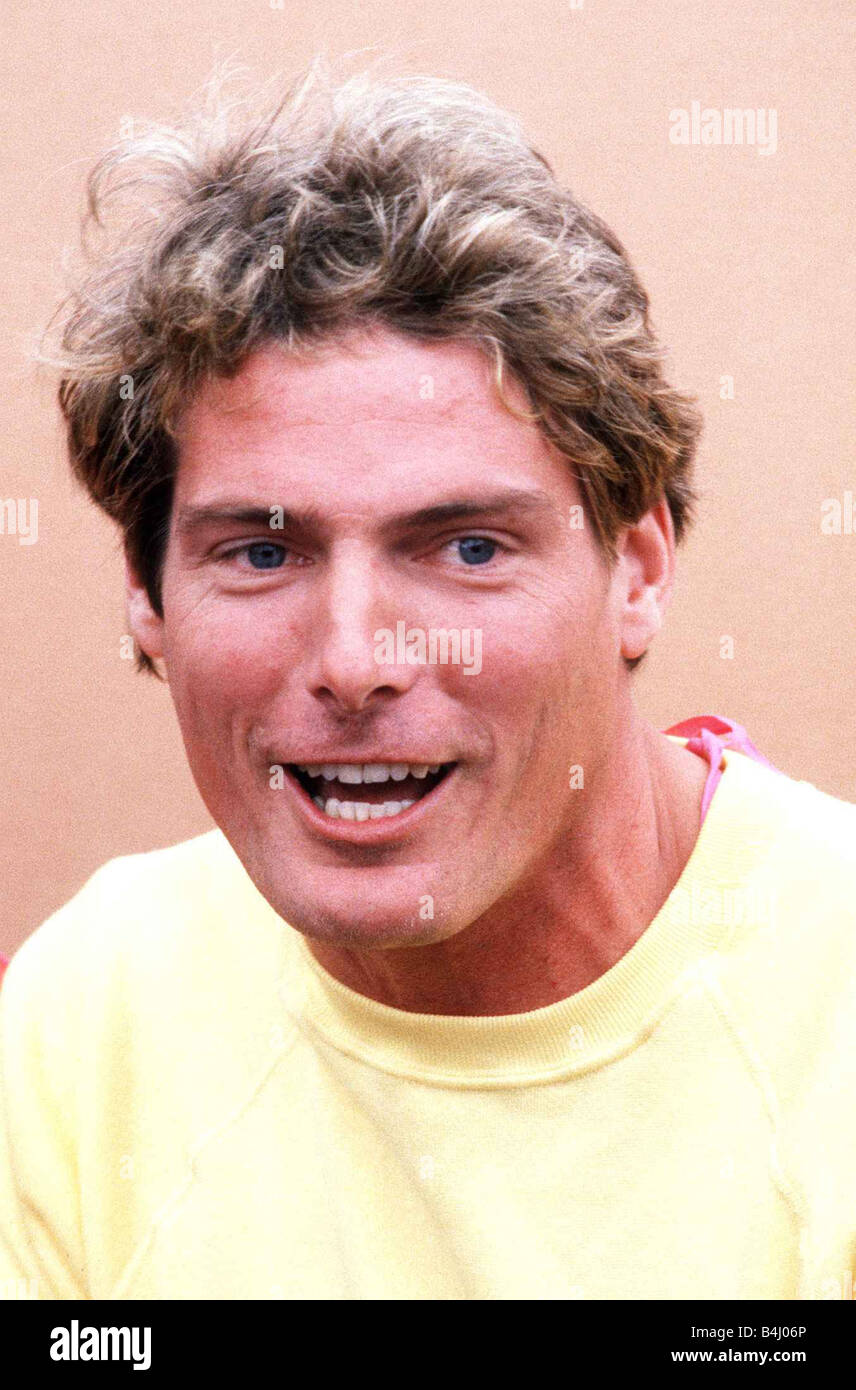 Christopher Reeve actor in the TV programme Its a Royal Knockout at ...