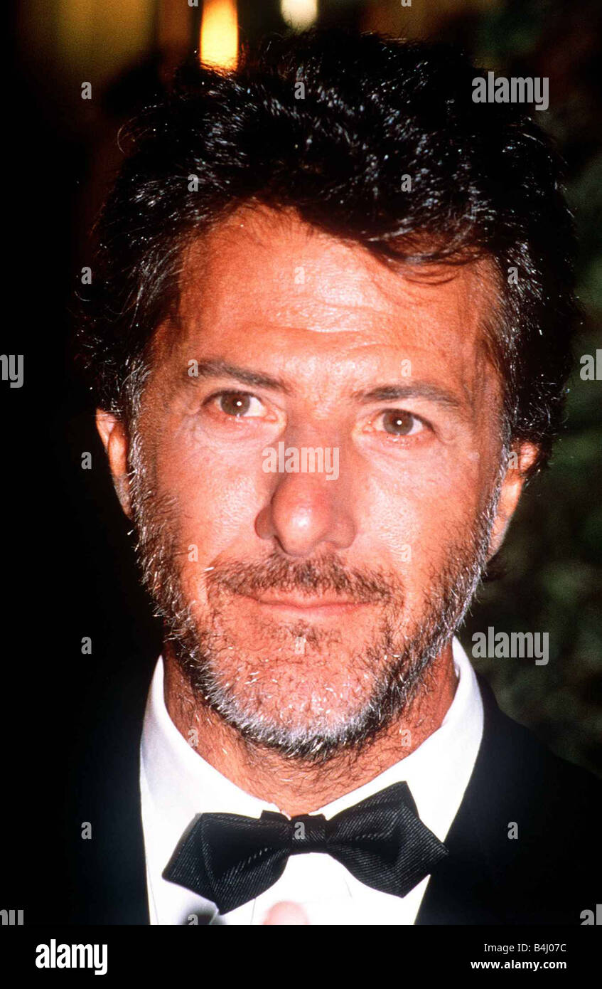 Dustin Hoffman actor February 1989 msi Stock Photo - Alamy