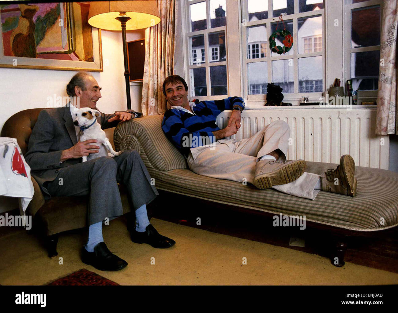 Leonard Fenton actor with Chris Reich who are in the soap series ...