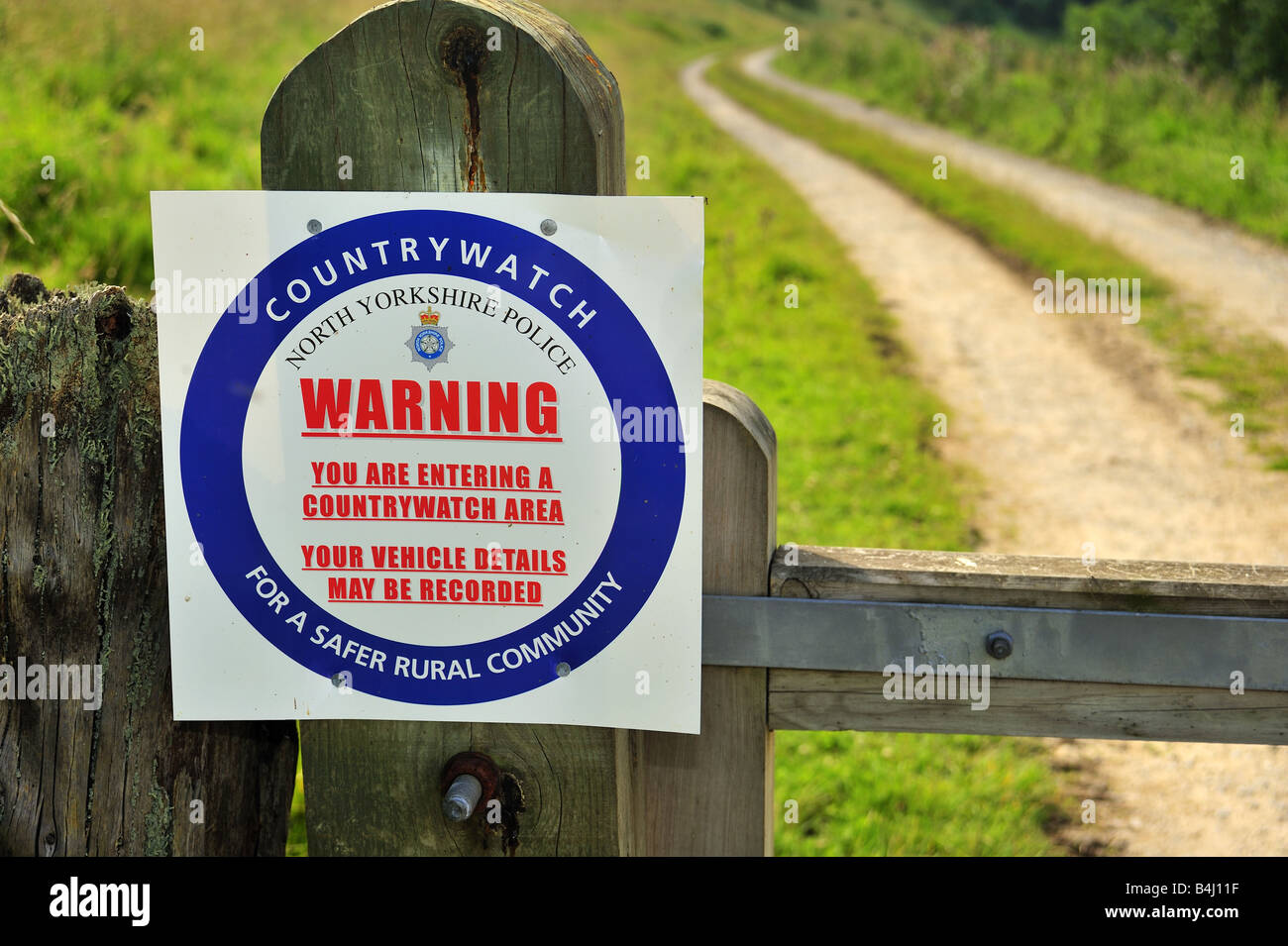Neighborhood watch warning sign hi-res stock photography and images - Alamy