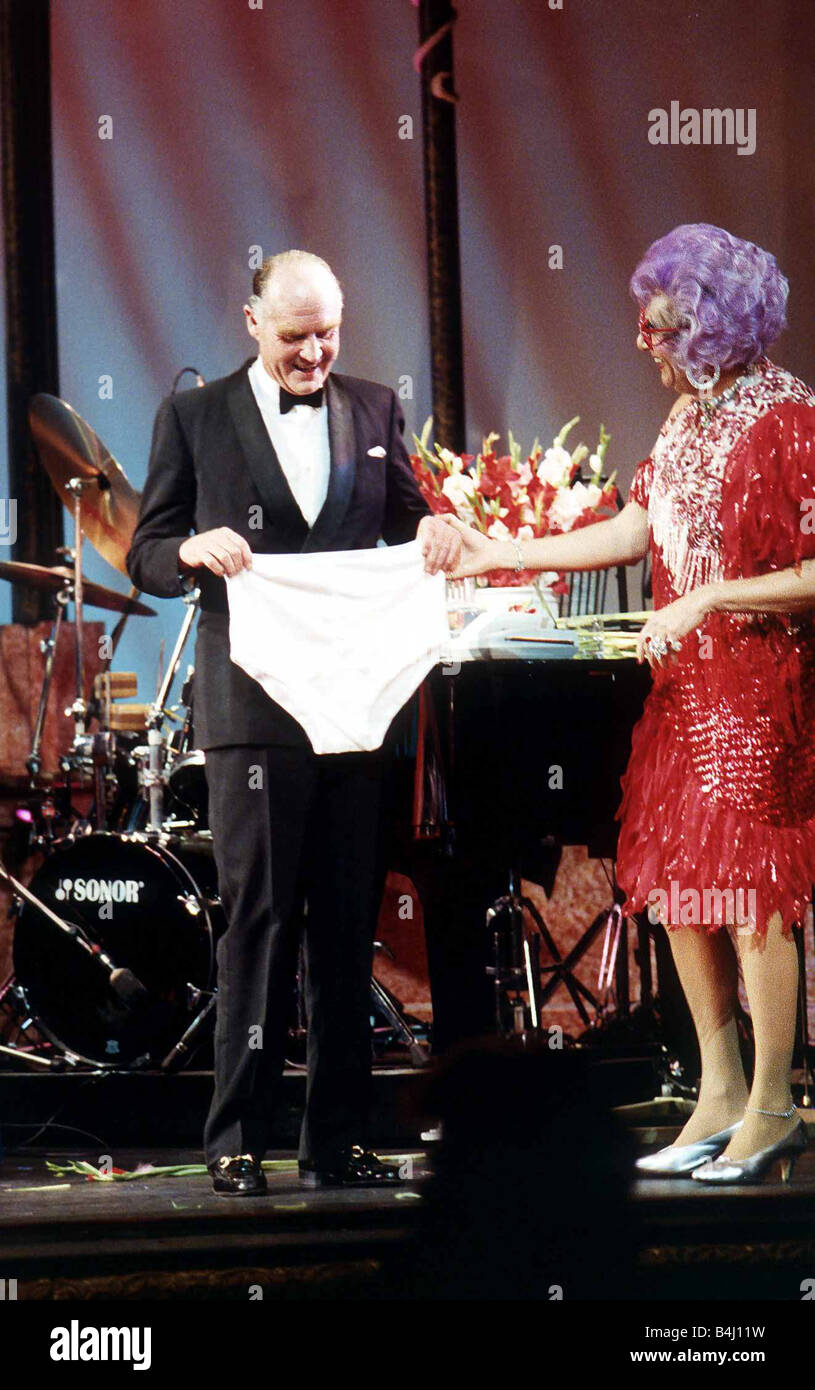 Major Ron Ferguson Barry Humphries actor in a Charity performance of ...