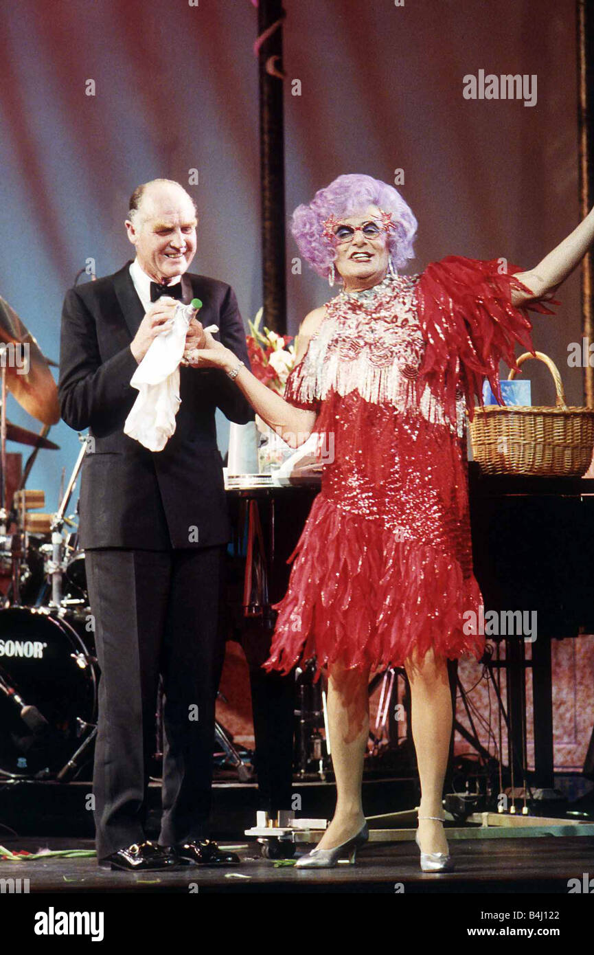 Major Ronald Ferguson Barry Humphries actor May 1988 in a Charity ...