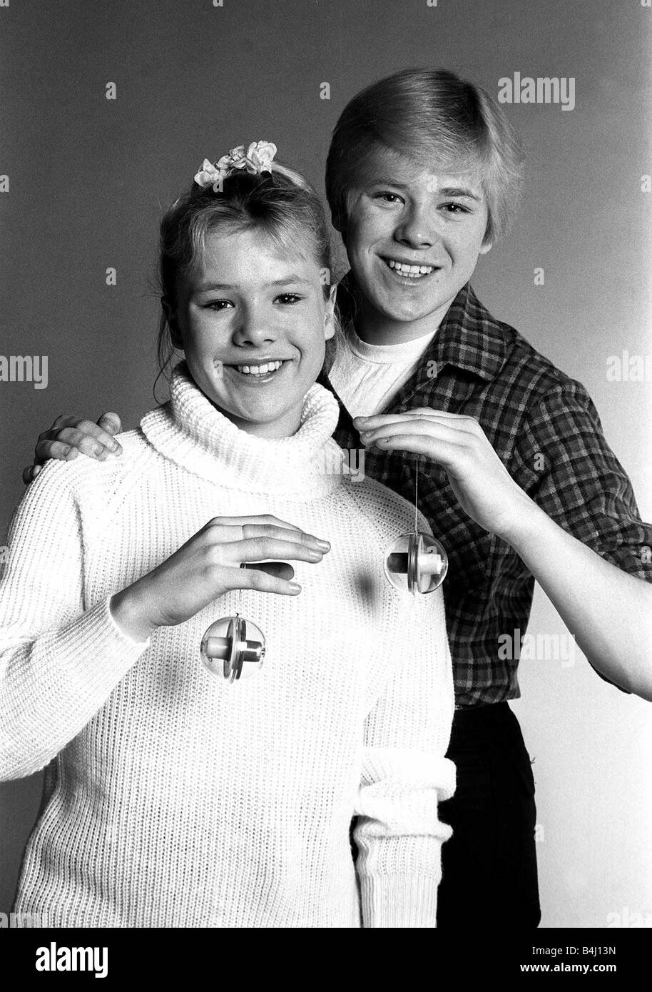Actress Letitia Dean with brother Stephen try out new yo yos January ... Actress Letitia Dean with brother Stephen try out new yo yos January ...