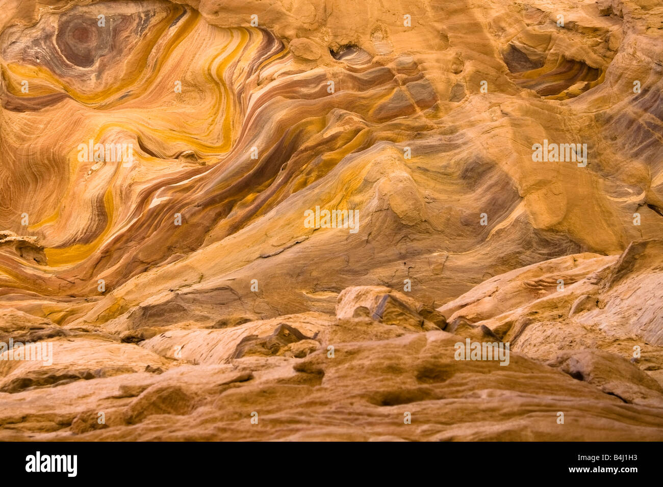 The walls of the coloured canyon in Sinai Stock Photo - Alamy
