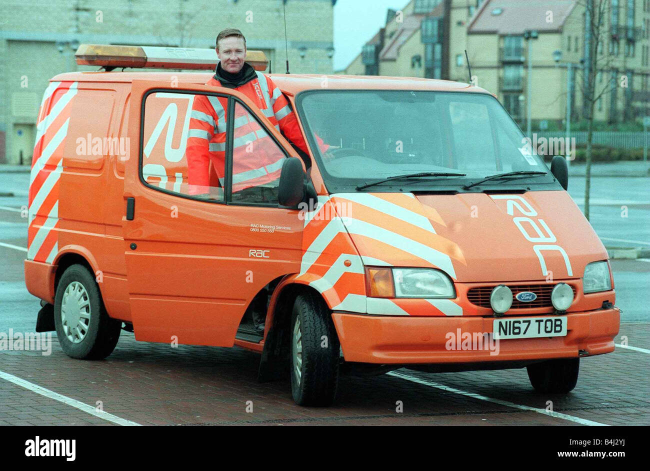 A day in the life of RAC patrolman Jim Rankin January 1999 Stock Photo ...