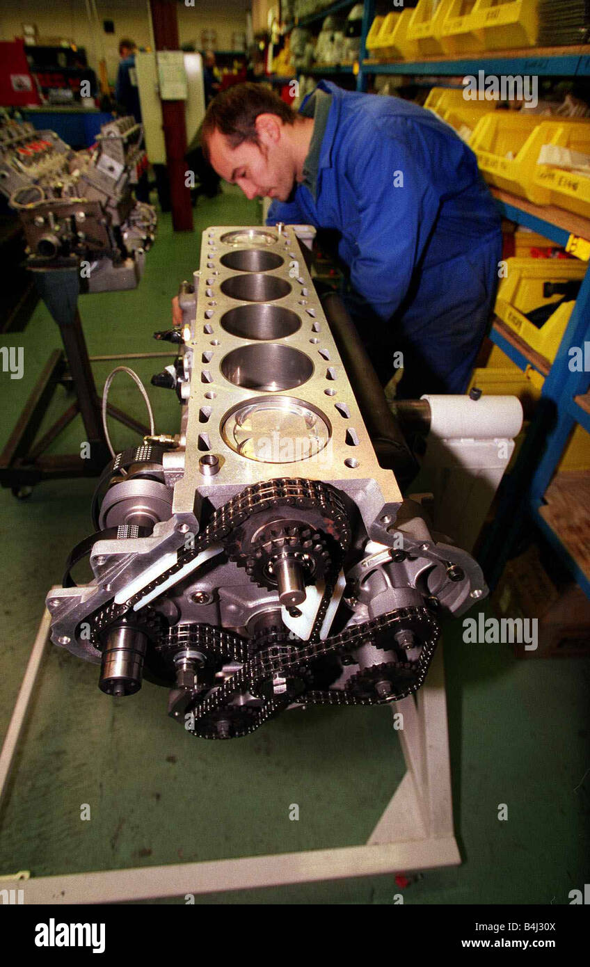 TVR car February 1999 Road Record TVR speed six man looking at the ...