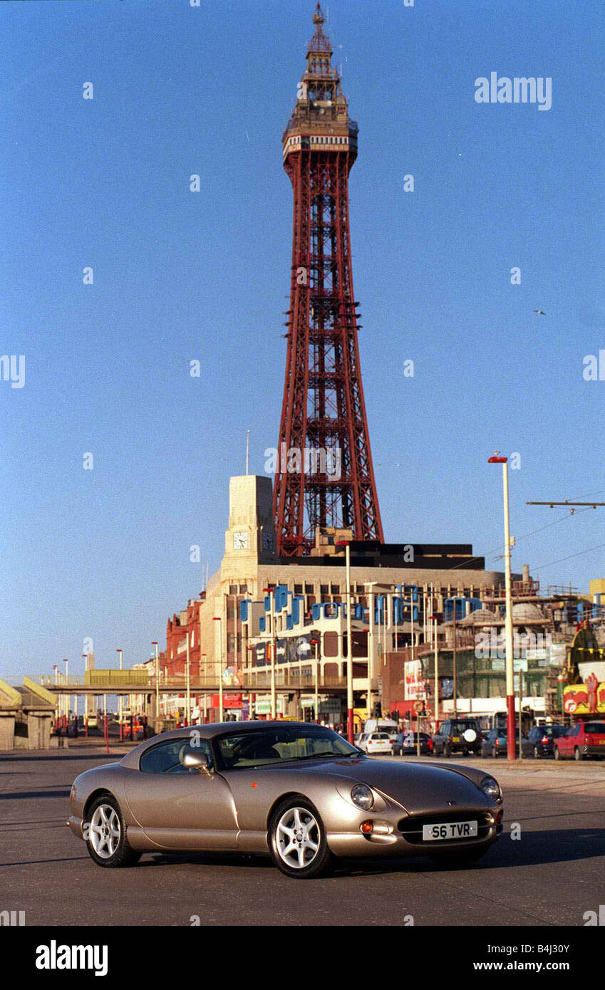 TVR car February 1999 Road Record TVR speed six in Blackpool Tower in ...
