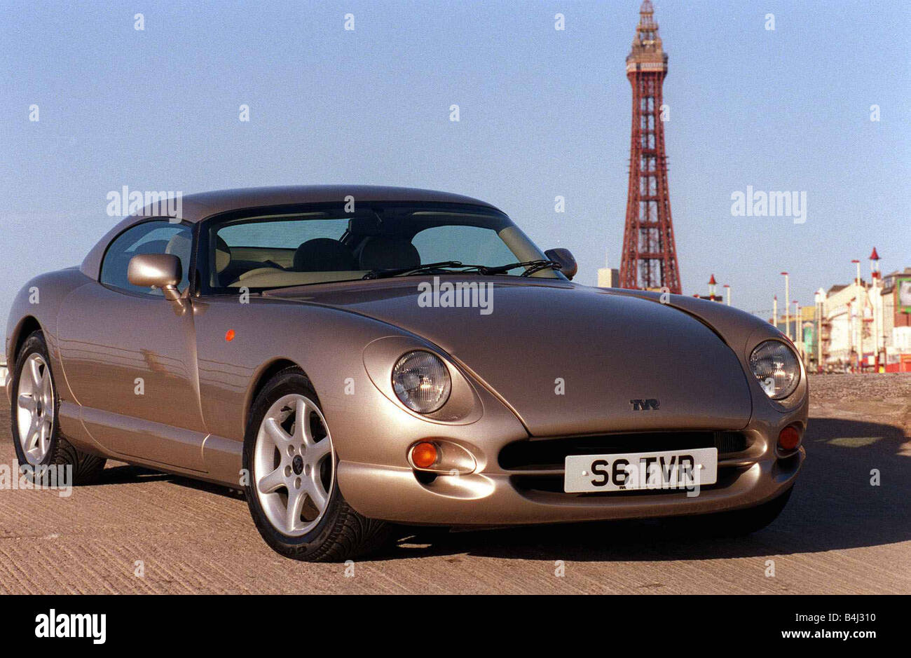 TVR car February 1999 Road Record TVR speed six in Blackpool Tower in ...