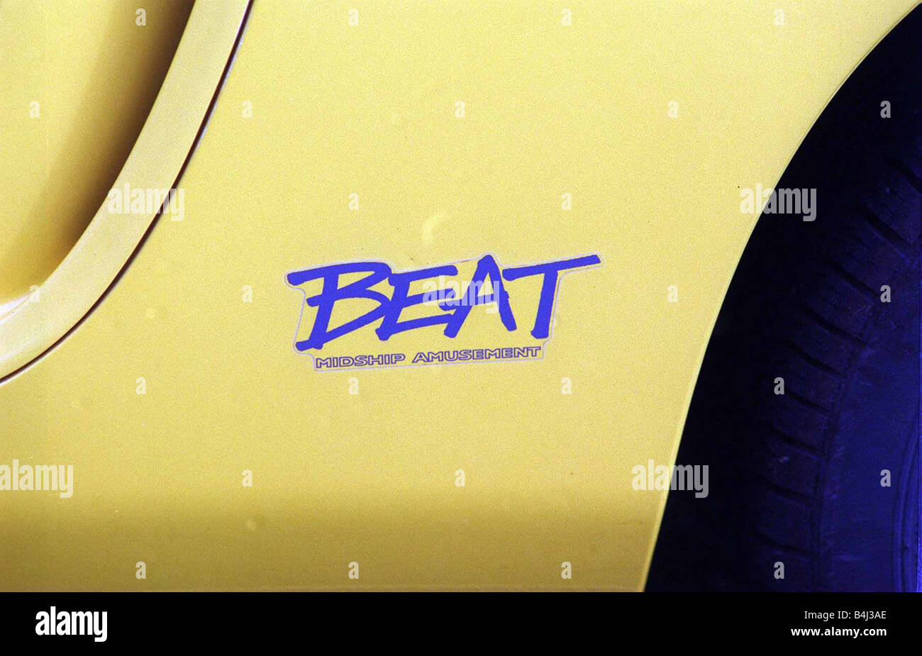 John McPhearson s yellow Honda Beat convertible car September 1999 ...