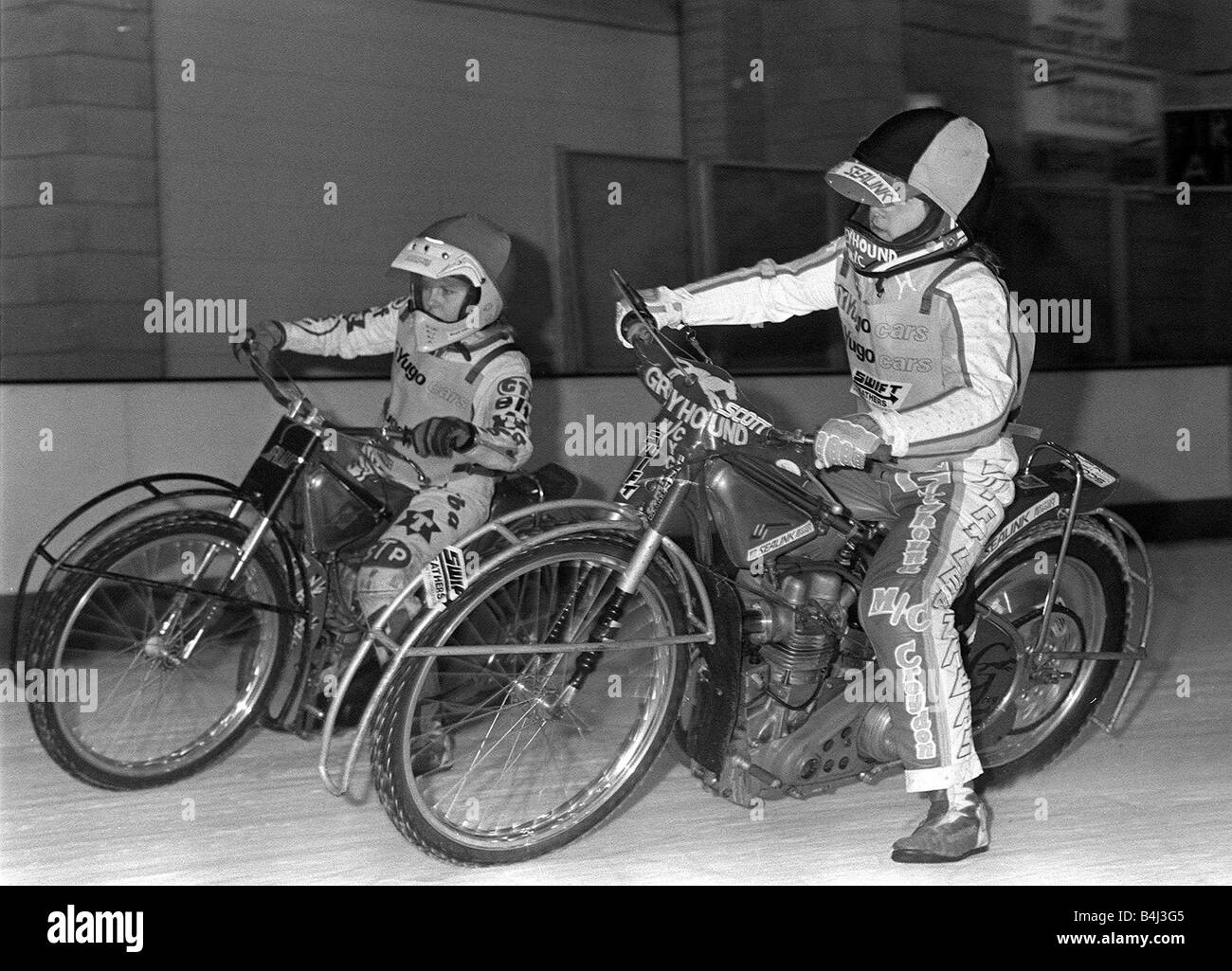 Speedway motorcycles Black and White Stock Photos & Images - Alamy