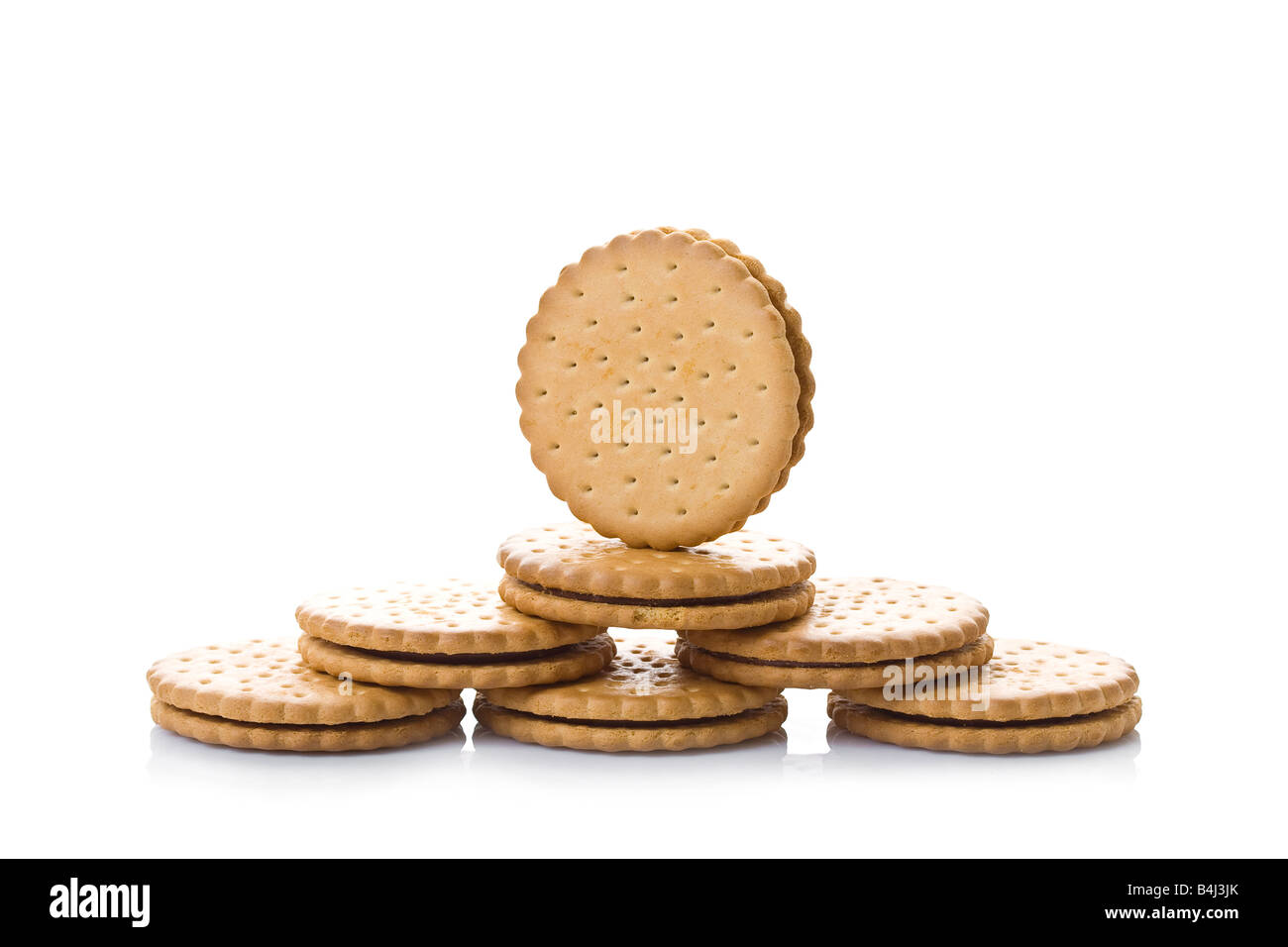 Cookies isolated on white background Stock Photo - Alamy