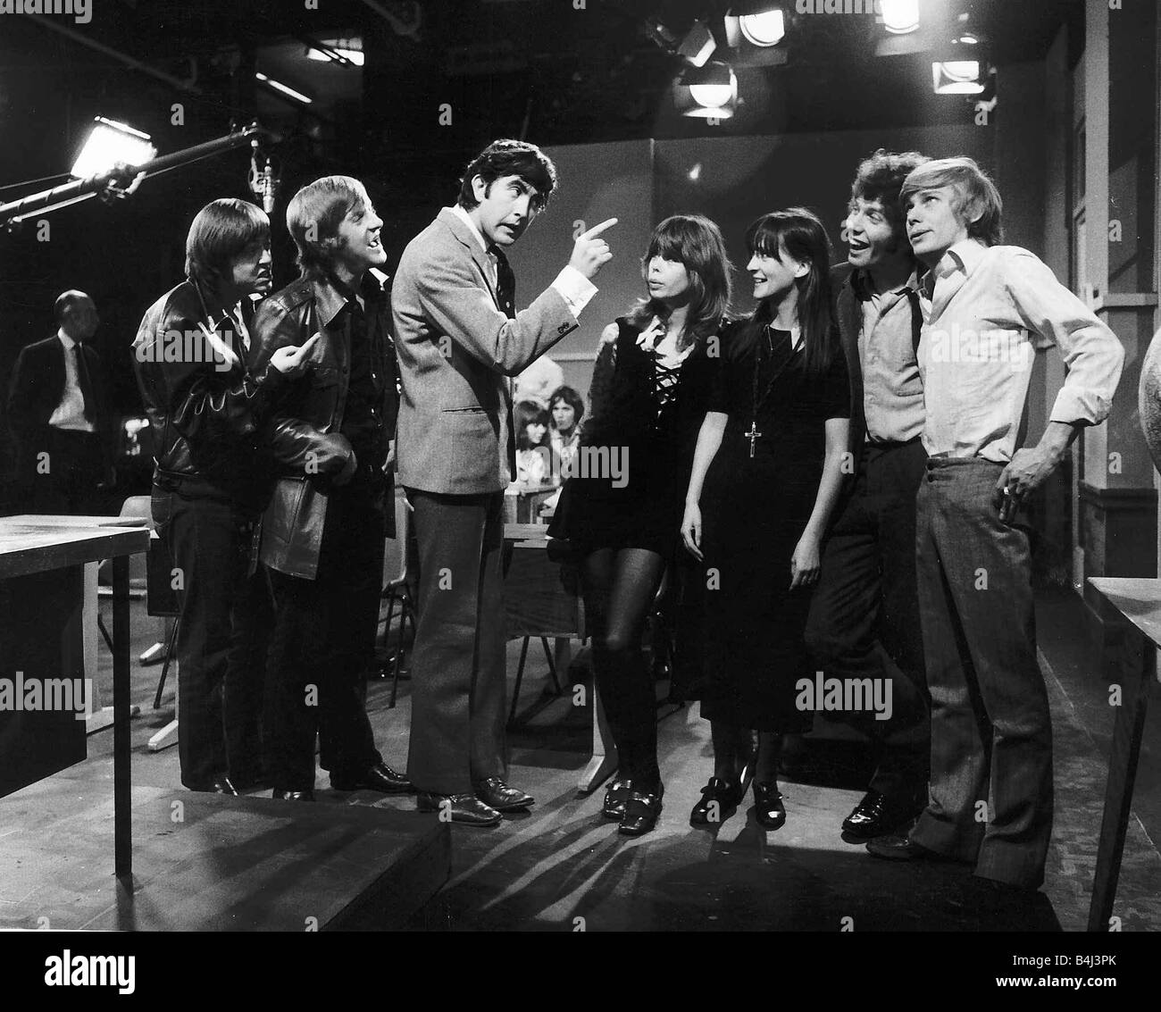 John Alderton actor with the cast of Please Sir October 1970 Dbase MSI ...