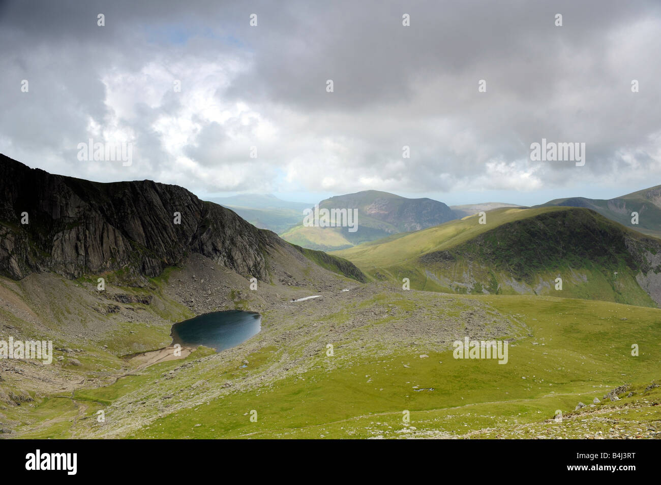 Mount Snowdon landscape Stock Photo - Alamy