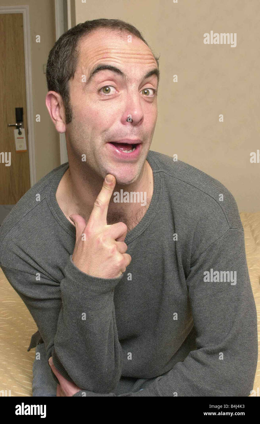 James Nesbitt August 2002 Actor Portrait Fun Stock Photo - Alamy