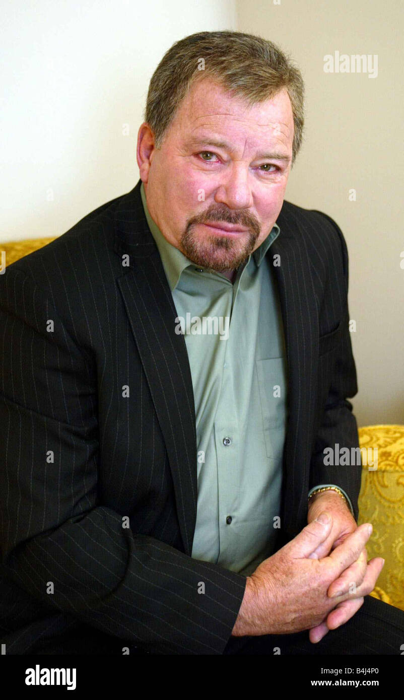 William Shatner December 2002 Actor Writer aka Bill Shatner Pictured in ...