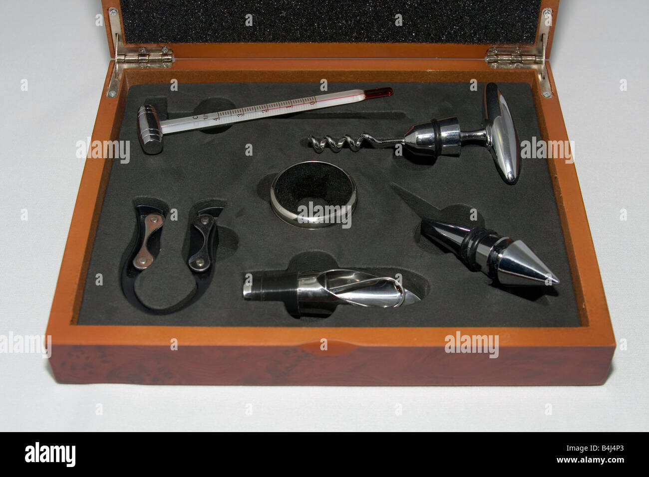 Set of tools for wine Stock Photo - Alamy