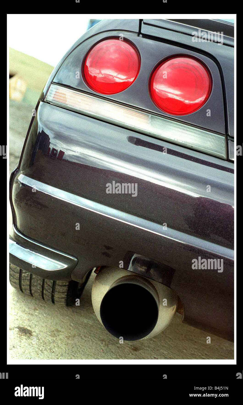 Nissan Skyline GTR car rear April 2000 Stock Photo - Alamy