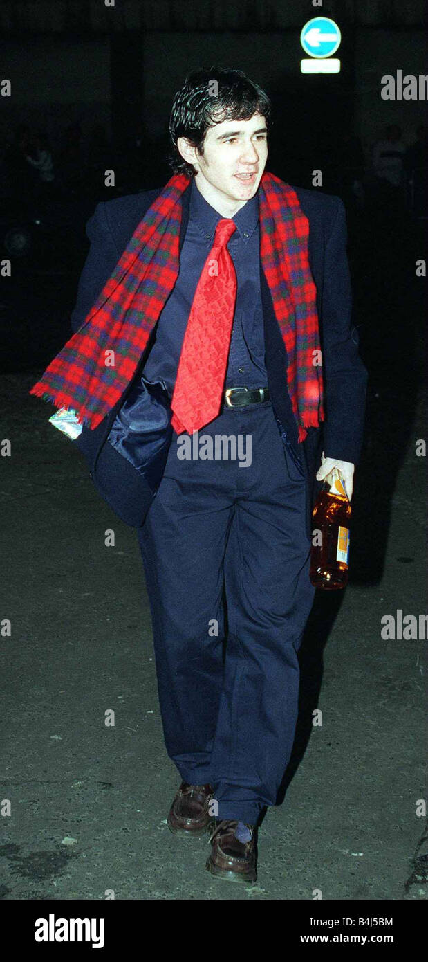 Ian Richardson actor December 1997 Arrives at the Bafta awards ceremony ...