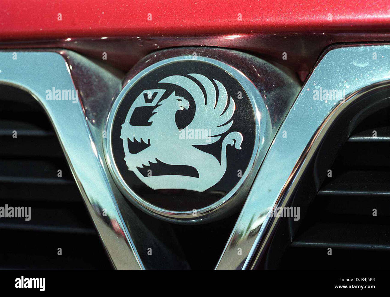 Vauxhall Astra car May 1998 used car badge Stock Photo - Alamy