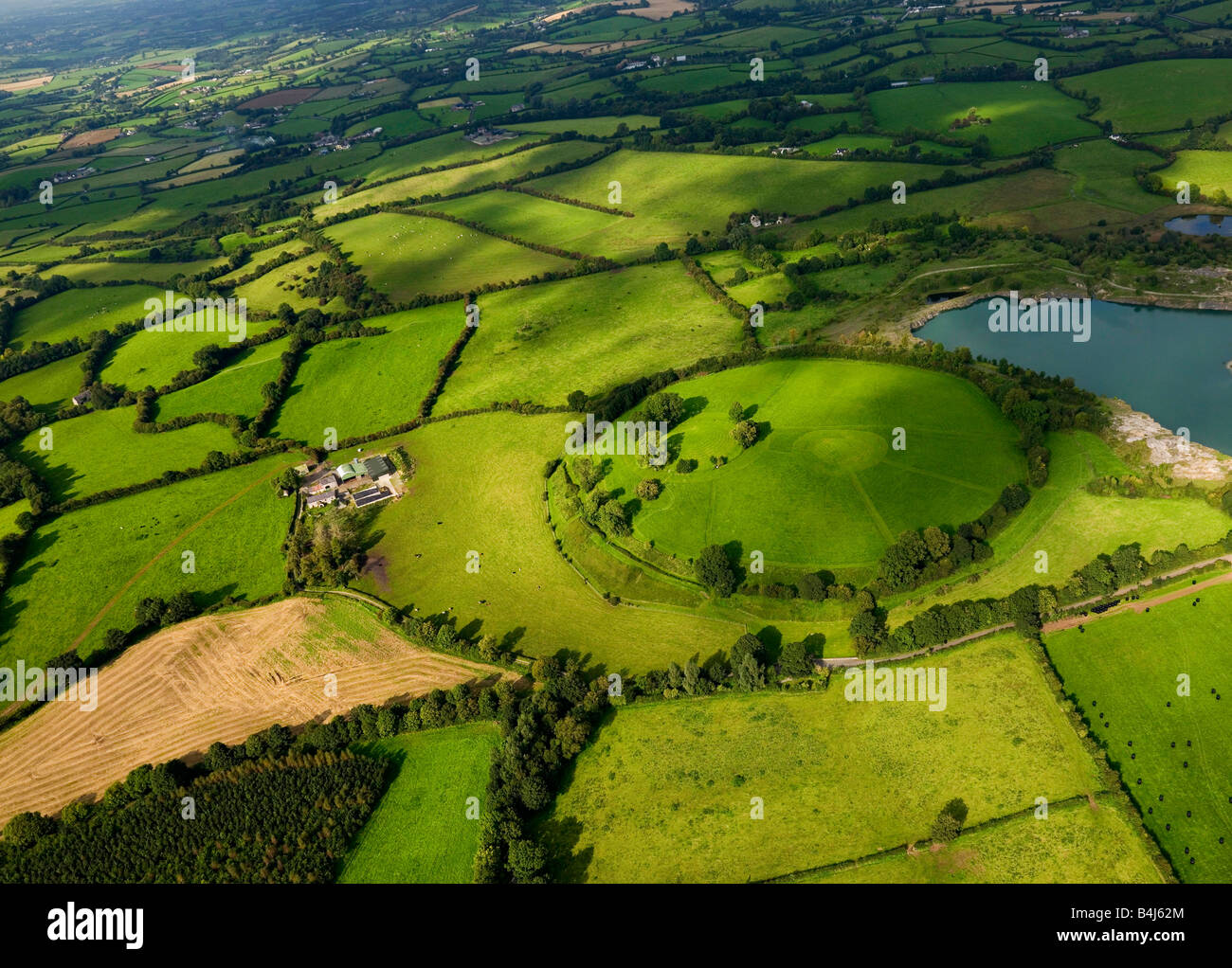 Navan Fort Aerial Co Armagh Northern Ireland Stock Photo - Alamy