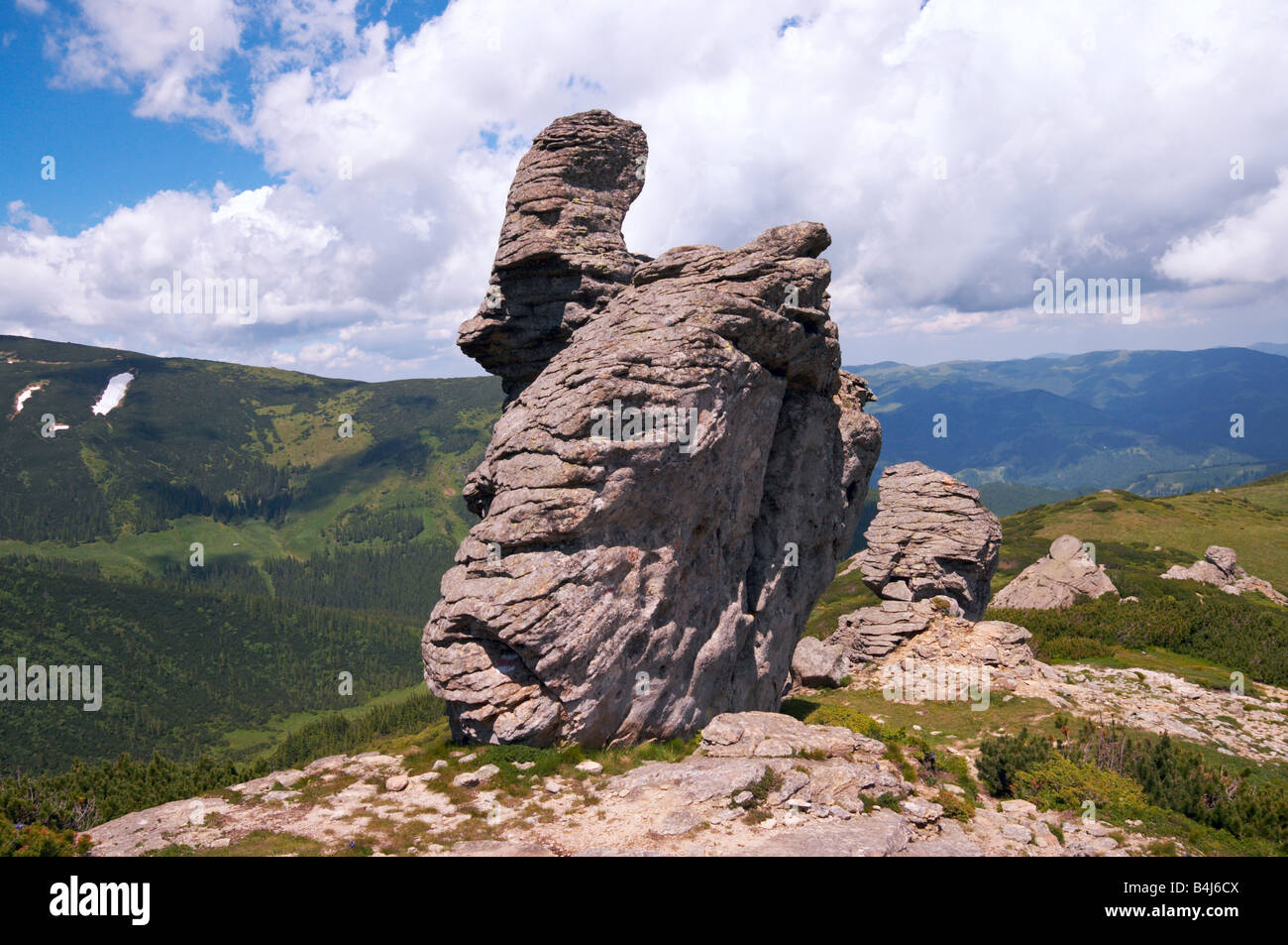 Figure on top of mountain hi-res stock photography and images - Alamy