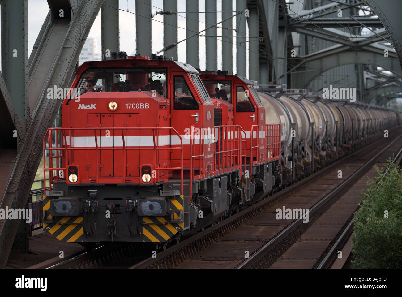 Double headed freight train hi-res stock photography and images - Alamy