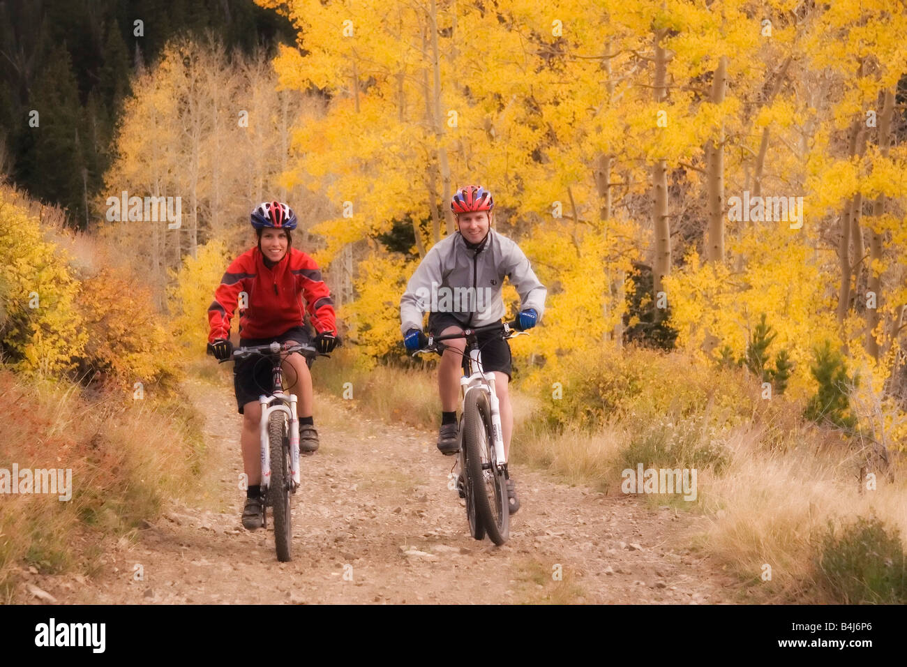 Trail autumn bike above hi-res stock photography and images - Alamy
