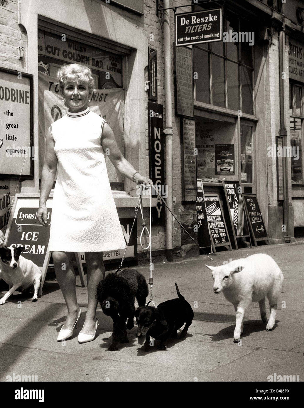 Rachel with her lamb hi-res stock photography and images - Alamy