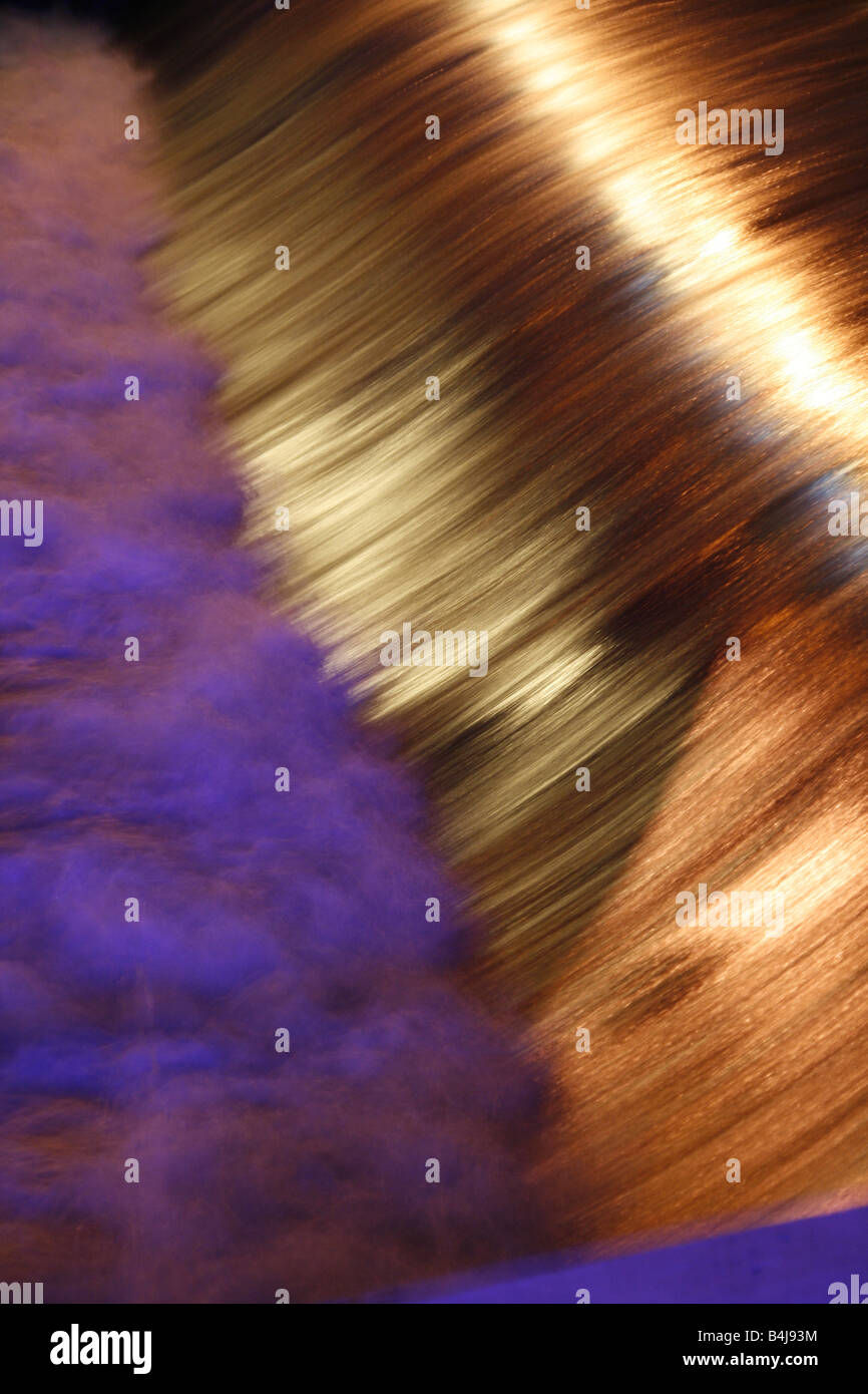 dark colourful fast river waterfall at night Stock Photo - Alamy