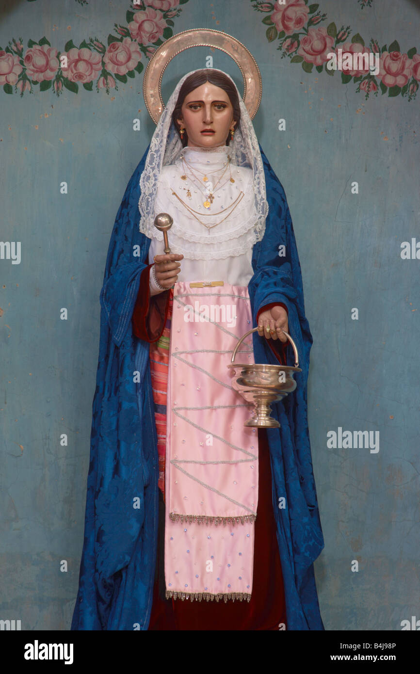 Statue of St Martha Stock Photo - Alamy