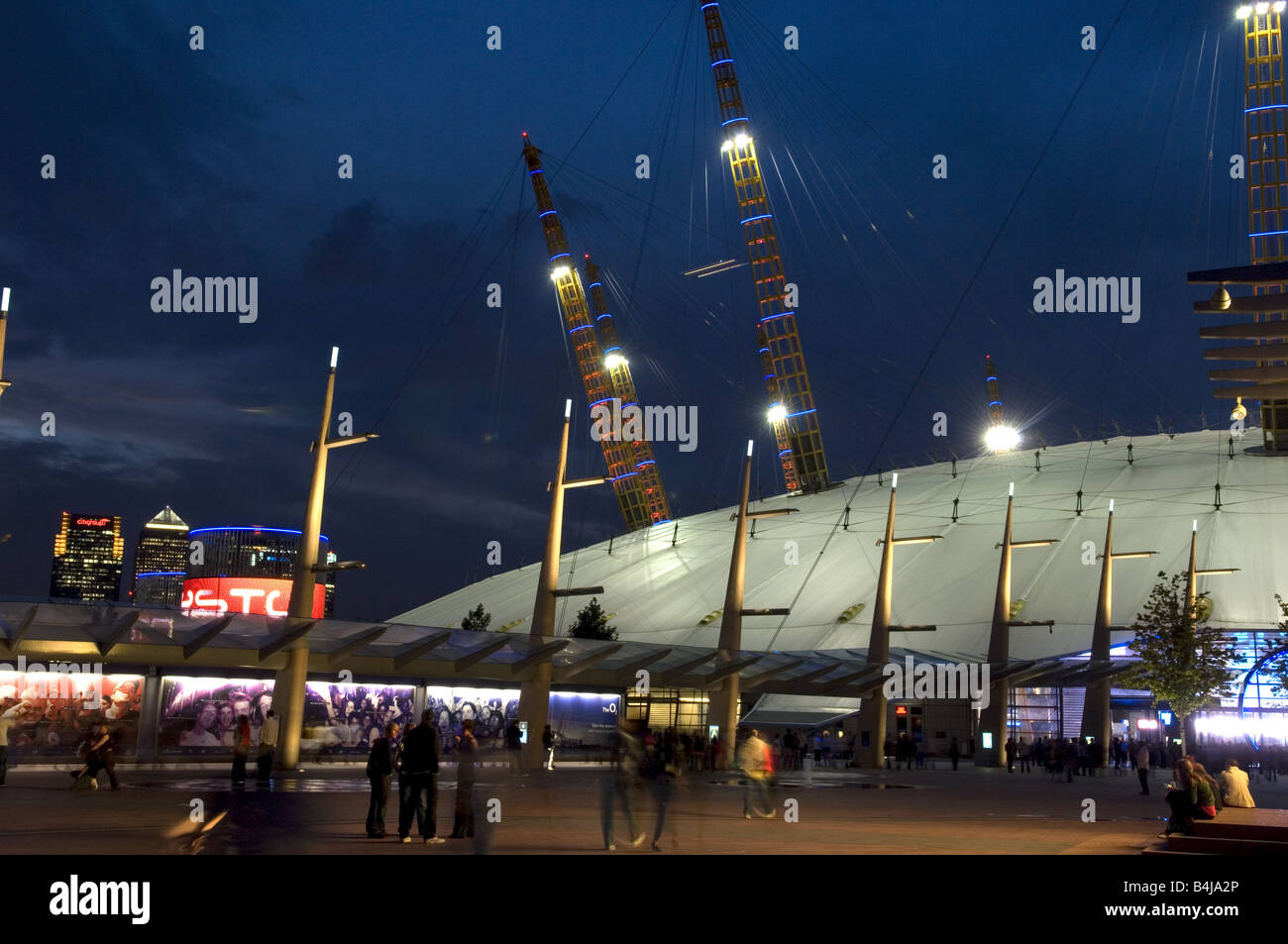 The O2 Arena, London at night Stock Photo - Alamy