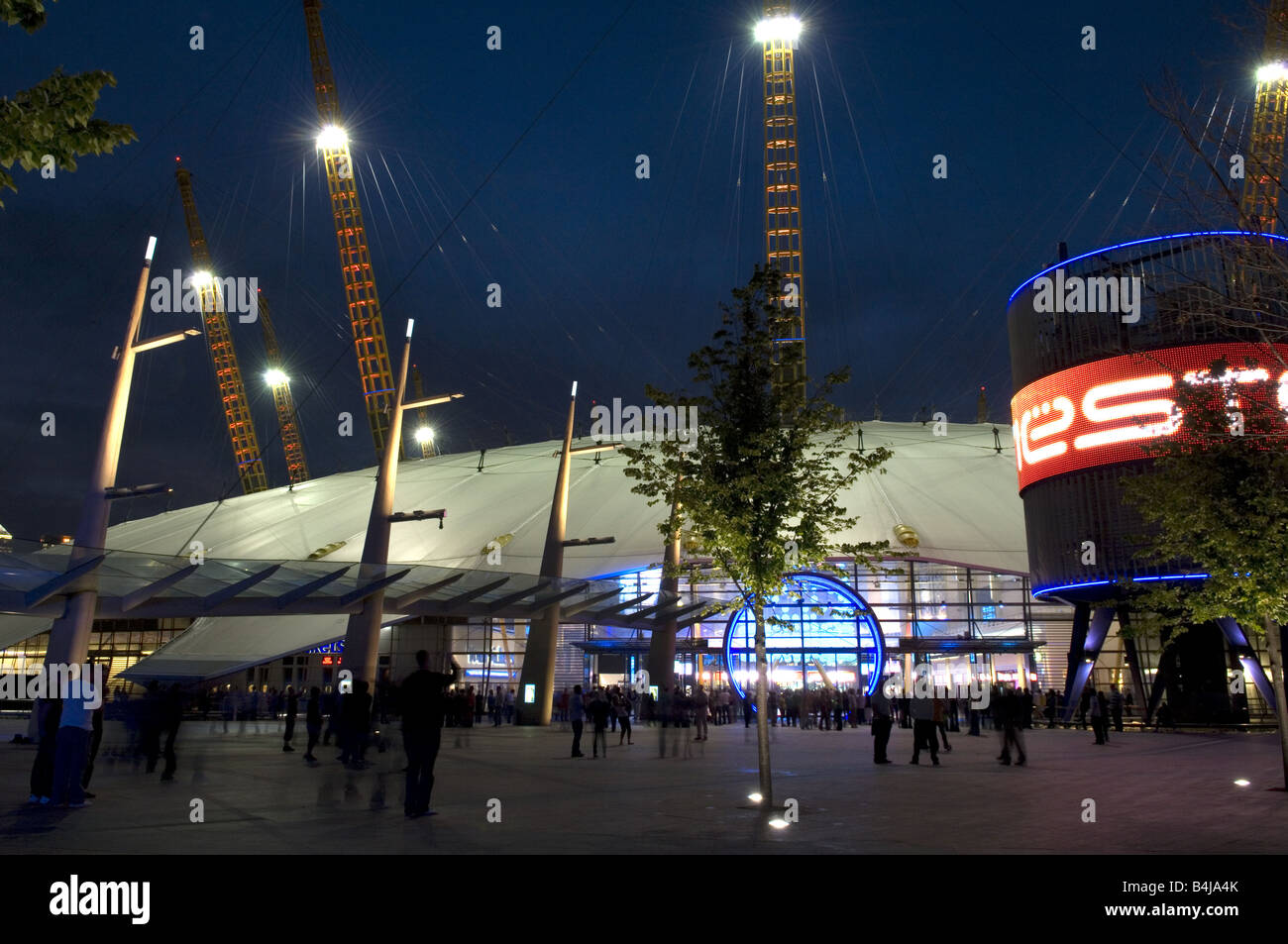 The O2 Arena, London at night Stock Photo - Alamy