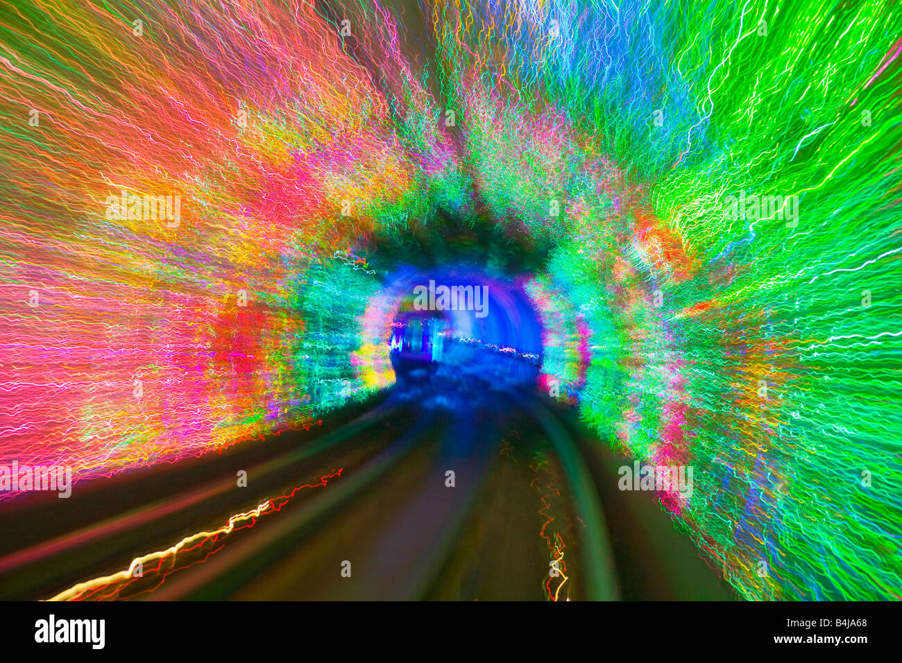 Shanghai, China. The Bund Sightseeing Tunnel Stock Photo - Alamy