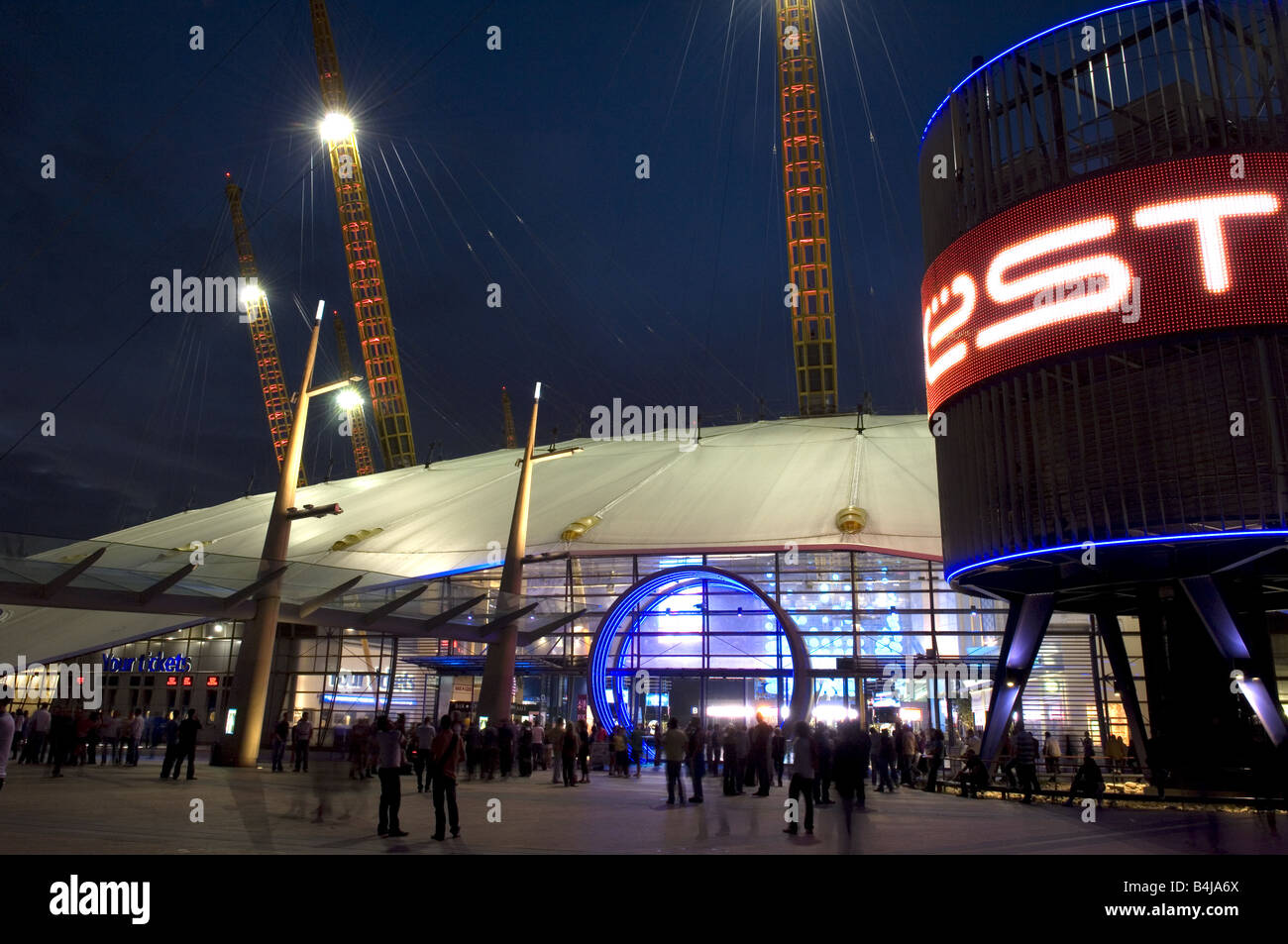 The O2 Arena, London at night Stock Photo - Alamy