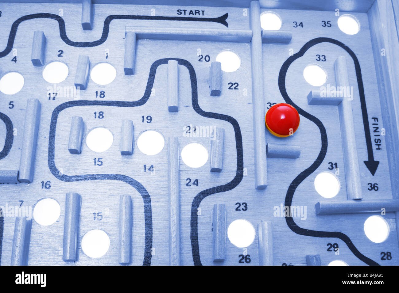 Maze game hi-res stock photography and images - Alamy