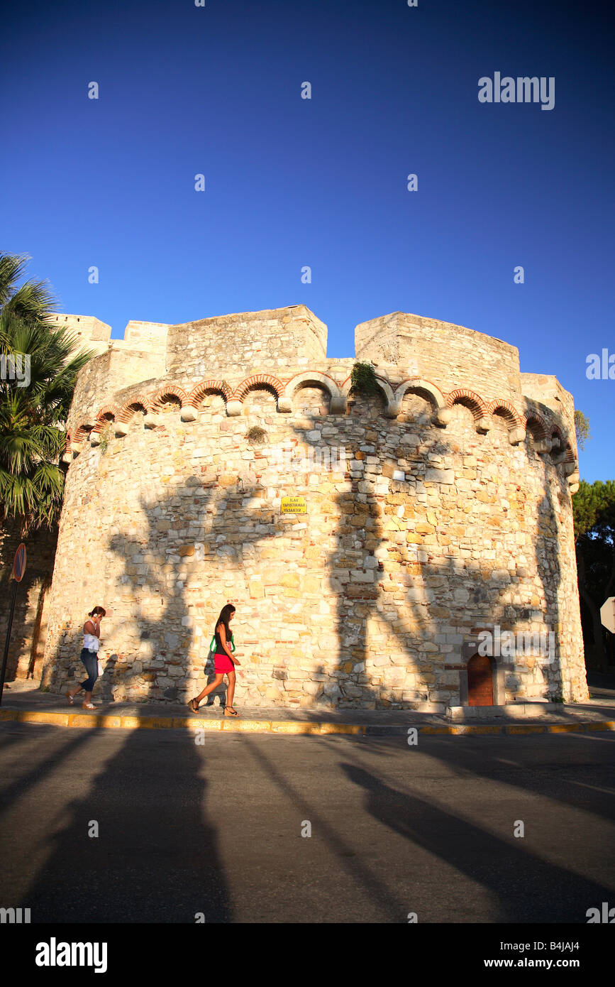 Cesme, Izmir area, Turkey, fortress, harbor, harbour, area Stock Photo ...