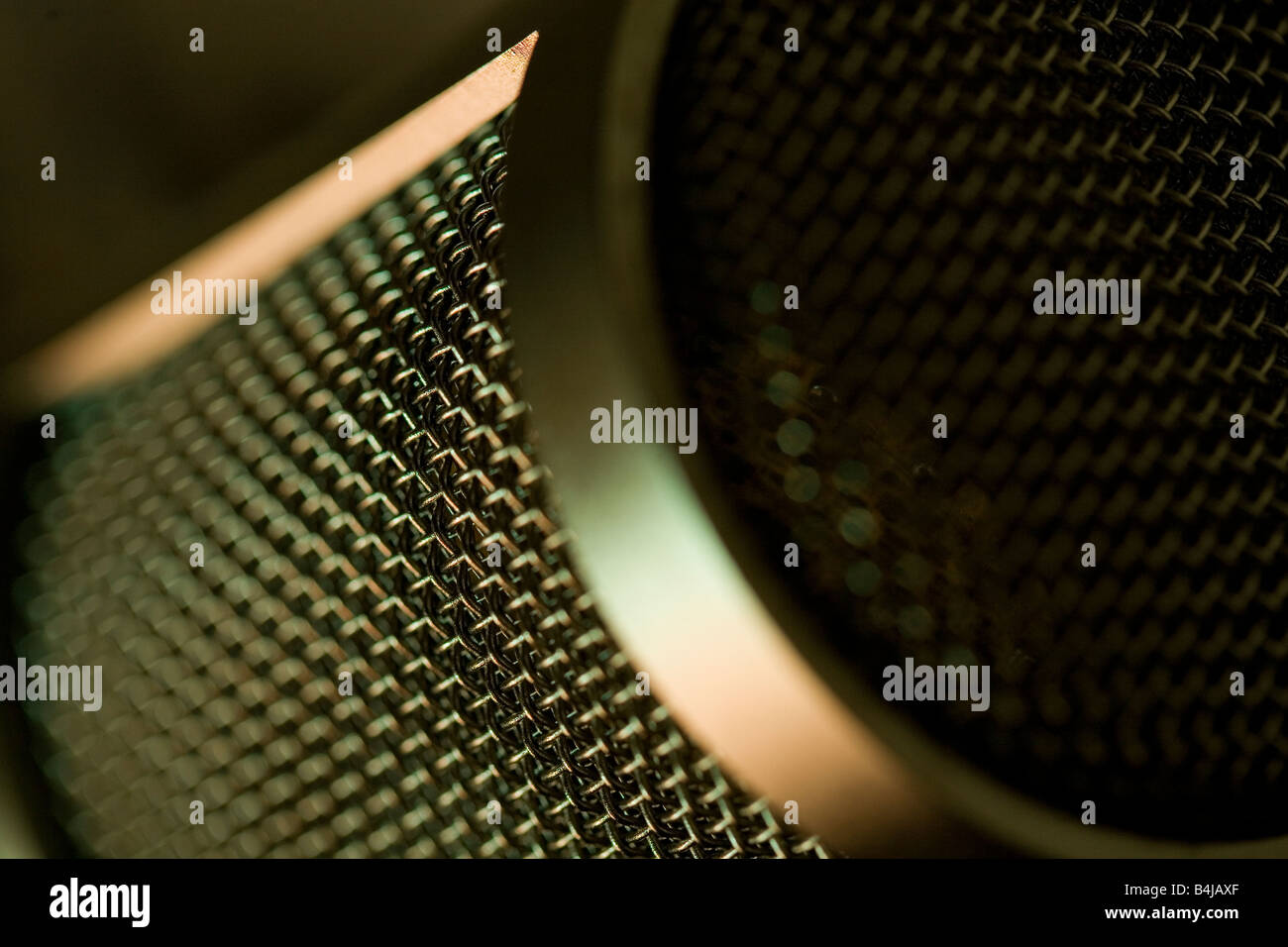 Professional Studio microphone (close up detail Stock Photo - Alamy